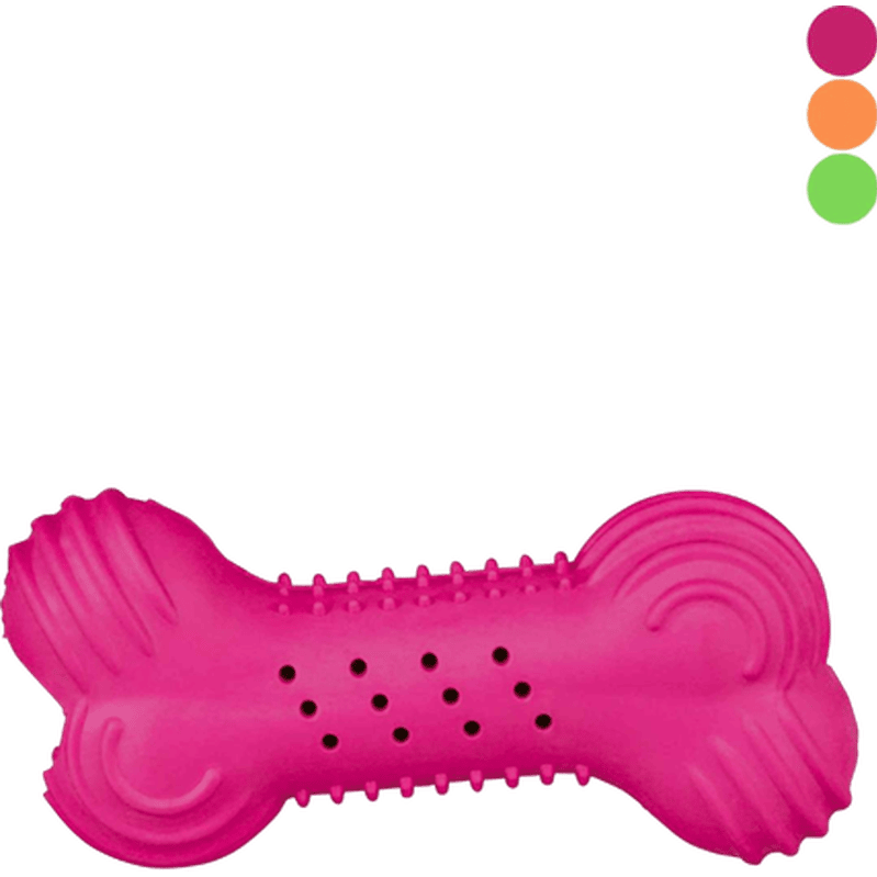 Hundtuggleksak i Naturgummi 11 cm - Trixie Rustling Bone